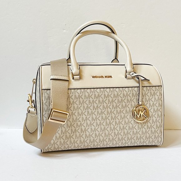 Michael Kors | Bags | Michael Kors Jet Set Travel Medium Duffle Satchel ...